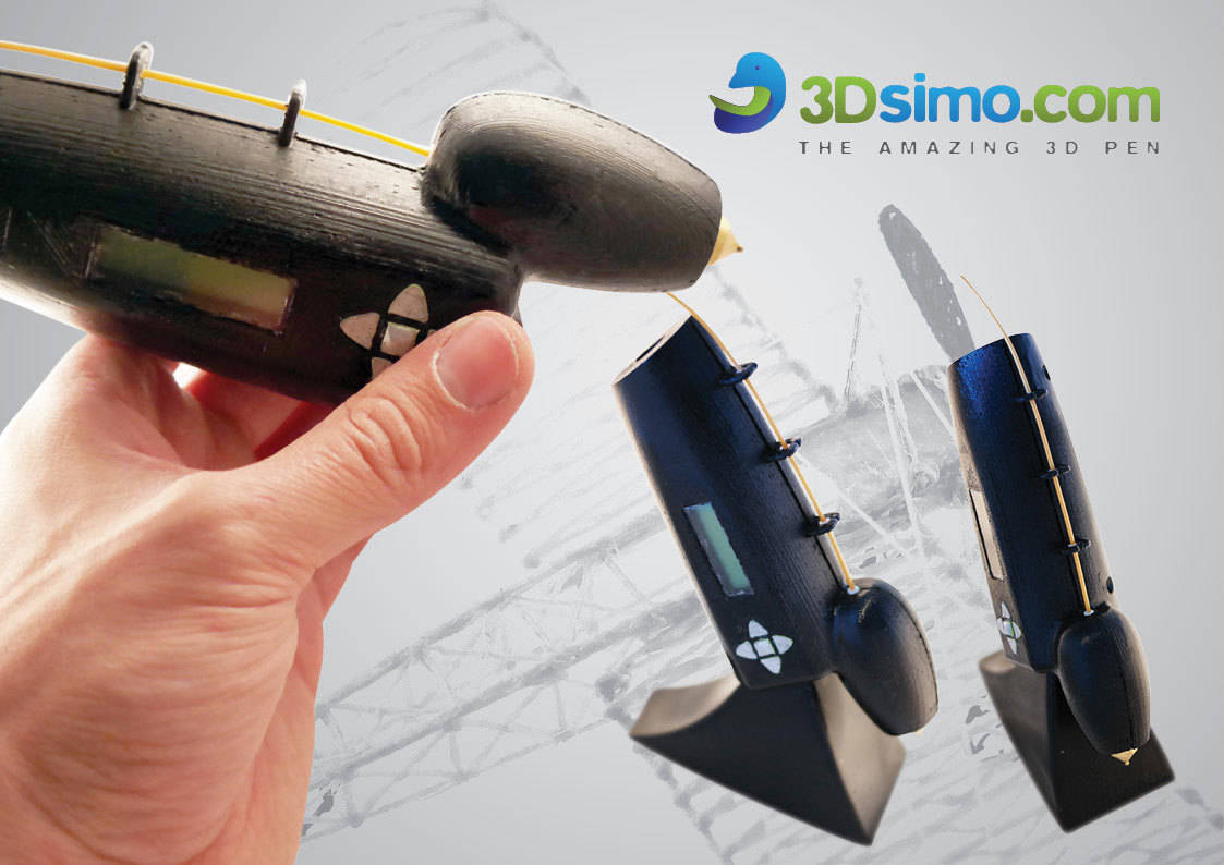 최초의 다중 원료 3D 펜, 3Dsimo - 자이지스트 (XYZist®)