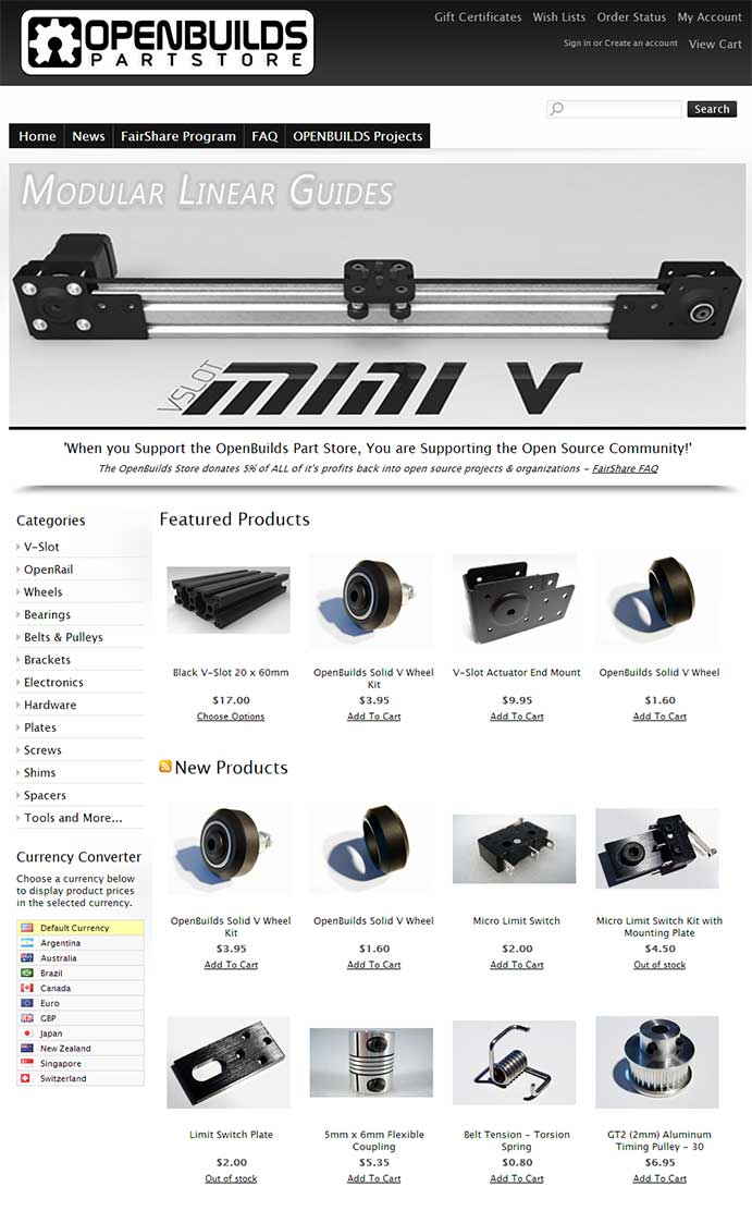여러분의 설계도를 공유할 수 있는 열린 공간, OpenBuilds - 자이지스트 (XYZist®)